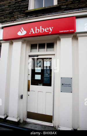 Abbey National before rebranding to Santander Bank Stock Photo - Alamy