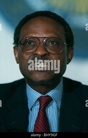 EMEKA ANYAOKU COMMONWEALTH SECRETARY-GENERAL 29 May 1991 Stock Photo ...
