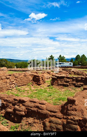 Motorhome camper at Pecos National Historical Park, New Mexico Stock ...