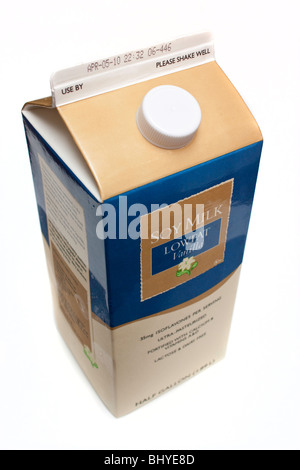 Soy Milk Container Stock Photo - Alamy