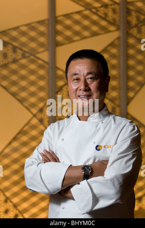 Chef and owner of 'Nobu' restaurants, Nobuyuki Matsuhisa, Tokyo, Japan ...