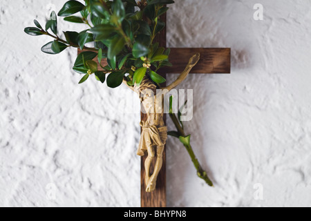 box tree on a crucifix Stock Photo - Alamy