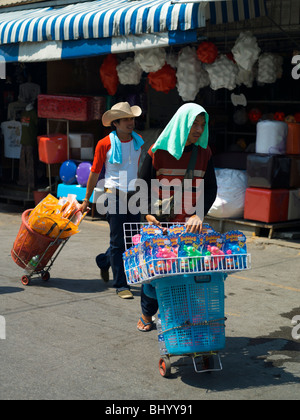 Hat shop in Chatuchak Market in Bangkok, Thailand Stock Photo - Alamy
