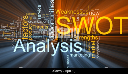 Word cloud concept illustration of SWOT strengths weaknesses Stock ...