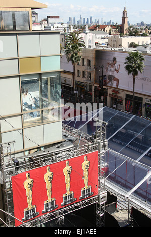 OSCAR SIGNAGE 82ND ACADEMY AWARDS SET UP HOLLYWOOD LOS ANGELES CA USA ...