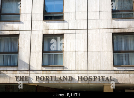 the portland hospital London England UK Stock Photo - Alamy