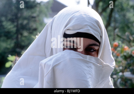 A young girl wearing a burka in Bangladesh Stock Photo, Royalty Free ...