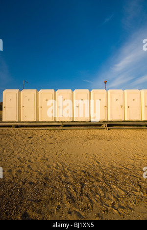 changing cubicles at the beach Stock Photo - Alamy