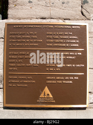 The old Carleton County Jail, now a Youth Hostel in Ottawa, Ontario ...