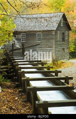 Mingus Mill. a historic grist mill built in 1886 in Great Smoky ...
