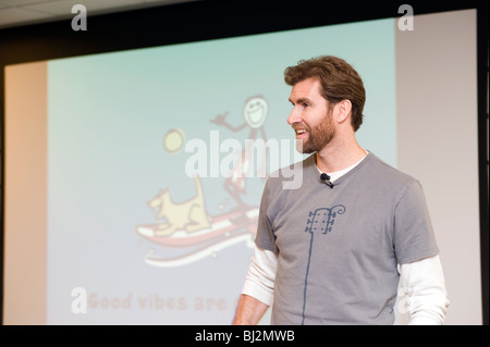 Bert Jacobs, CEO, and chief Executive Optimist and Co-founder, Life is ...
