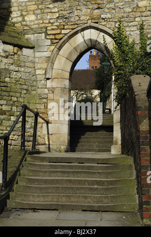 Greestone Stairs, Lincoln, uk Stock Photo - Alamy