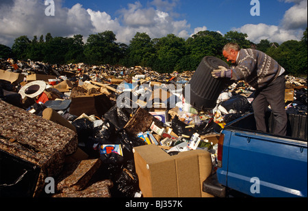 Garbage truck in Liverpool City Centre Stock Photo - Alamy