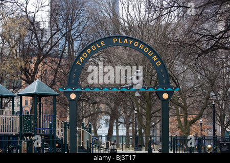 Tadpole Playground in the Boston Common, Boston, Massachusetts Stock ...