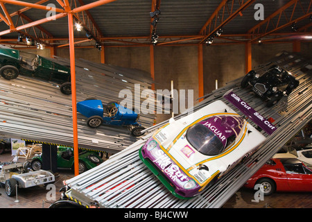 Racing cars Inside the National Motor Museum at Beaulieu in Beaulieu ...