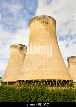 Selby Drax power station Cooling towers in Yorkshire England Stock ...