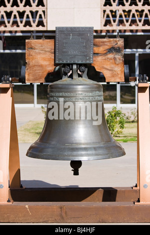 Reproduction of the Liberty Bell at Arizona State Capitol building ...