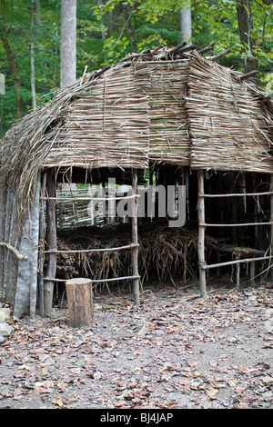 Monacan nation Indian village the Wigwam bark Natural Bridge State Park ...