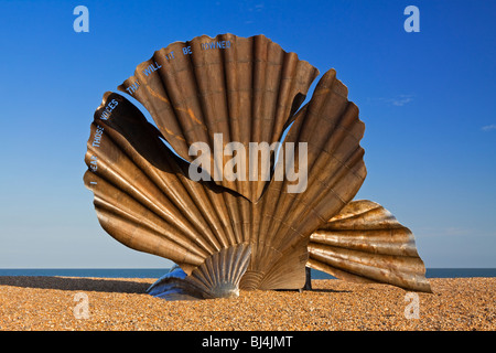 Maggie Hamblin Shell Sculpture Aldeburgh Suffolk UK Beach Sea Front ...