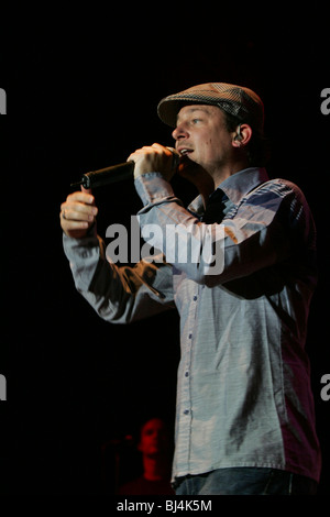 Bjoern Warns aka "Schiffmeister", singer of the German Hip Hop band ...