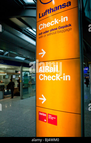AIRail Terminal at Frankfurt Airport, Frankfurt, Hesse Germany, Europe ...