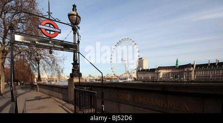The entrance to Westminster underground station Bridge St, Westminster ...