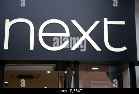 Next shop sign Stock Photo - Alamy