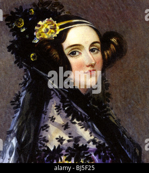 ADA LOVELACE (1815-1852) English mathematician and writer as Countess ...