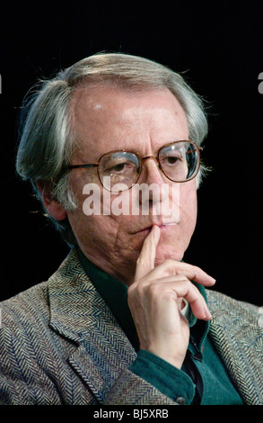 Don DeLillo American author and playwright pictured on stage discussing ...