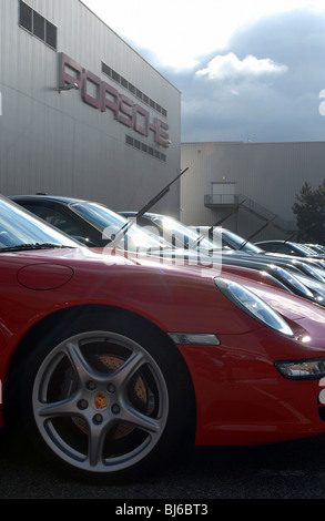 Porsche fleet in Stuttgart Stock Photo - Alamy