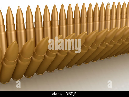 Bullets in line Stock Photo - Alamy