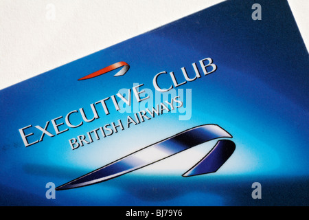 british airways executive club card airmiles card and e-ticket BA ...