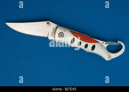 Modern pocket knife Stock Photo - Alamy