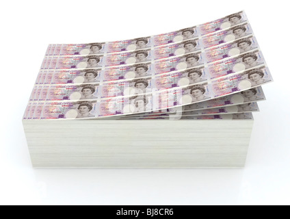 stack of british pounds Stock Photo - Alamy