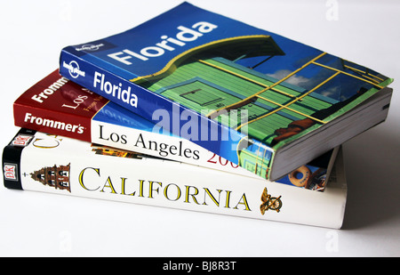 USA Guide books in a stack Stock Photo - Alamy