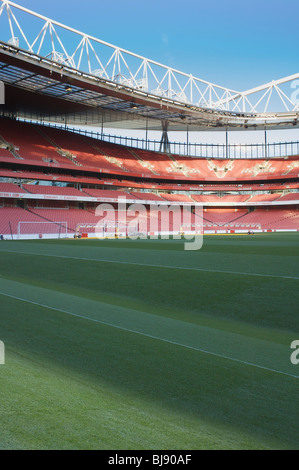 Arsenal stadium and surrounding areas. Pitch and seating Stock Photo ...