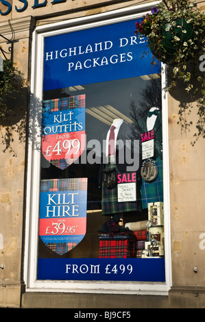 Kilt shop Princes Street Edinburgh Scotland Stock Photo - Alamy