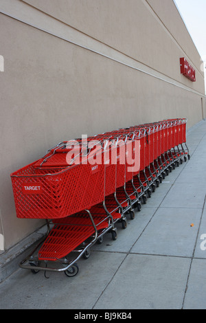 Trolleys at Target Stock Photo - Alamy