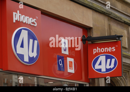 Phones 4u sign and logo Stock Photo - Alamy
