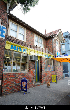 Old style Australian corner store in the outback mining town of Broken ...