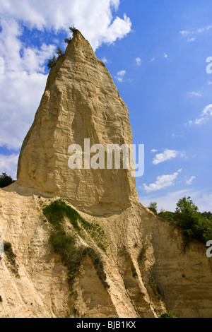 Melnik sand pyramids, stunning geologic formations, erosion, weathering ...