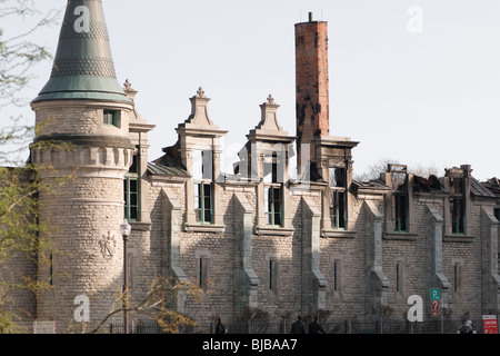 The ruins of the Manege Militaire de Quebec Quebec city armory on ...