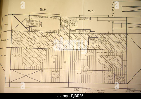 Ships Break Bulk Loading Plans from 1963 SS Leicestershire Liverpool to ...