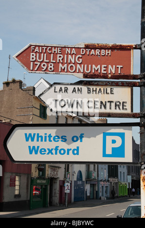 Road signs on Town Quay Road,Southampton,Hampshire County,England ...