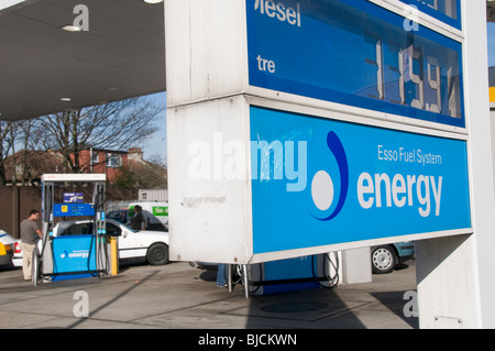 Esso petrol station in London, England, UK, Europe Stock Photo - Alamy