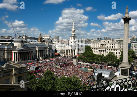 Trafalgar Square during Pride in London 2015 Stock Photo - Alamy