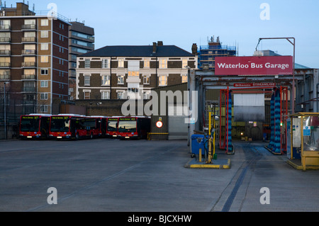 Car wash service with big blue brushes Stock Photo - Alamy