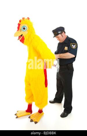 Cut out funny bird dressed in Navy uniform and saluting Stock Photo - Alamy