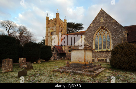 Hambleden Village Church Buckinghamshire England UK Stock Photo - Alamy