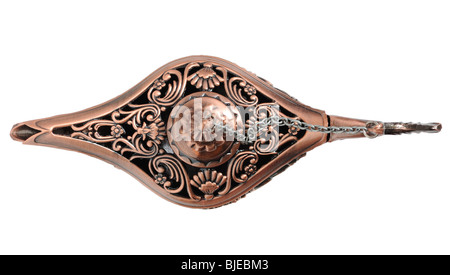 Traditional Arabic Oil Lamp isolated over white background Stock Photo ...